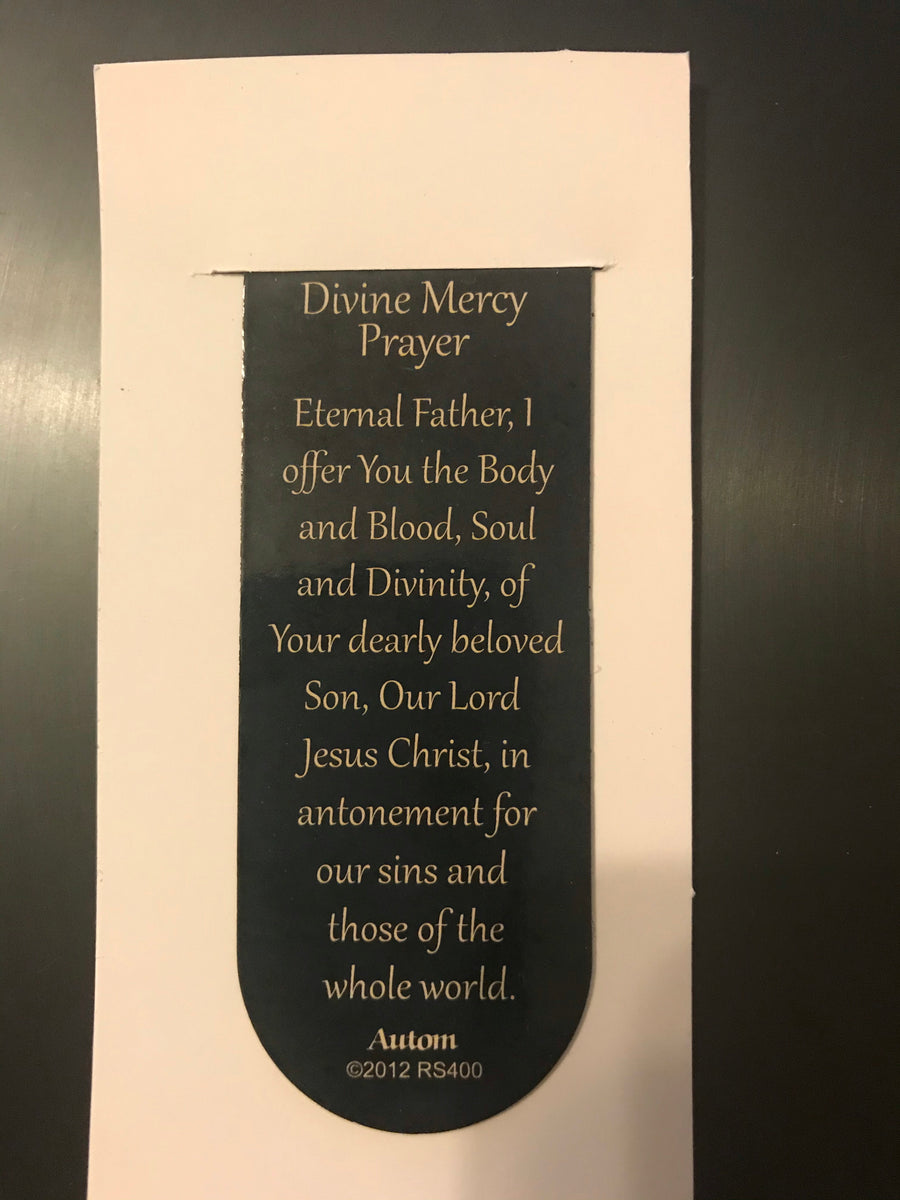 Divine Mercy Magnetic Bookmark – St. Jude's Religious Home Delivery